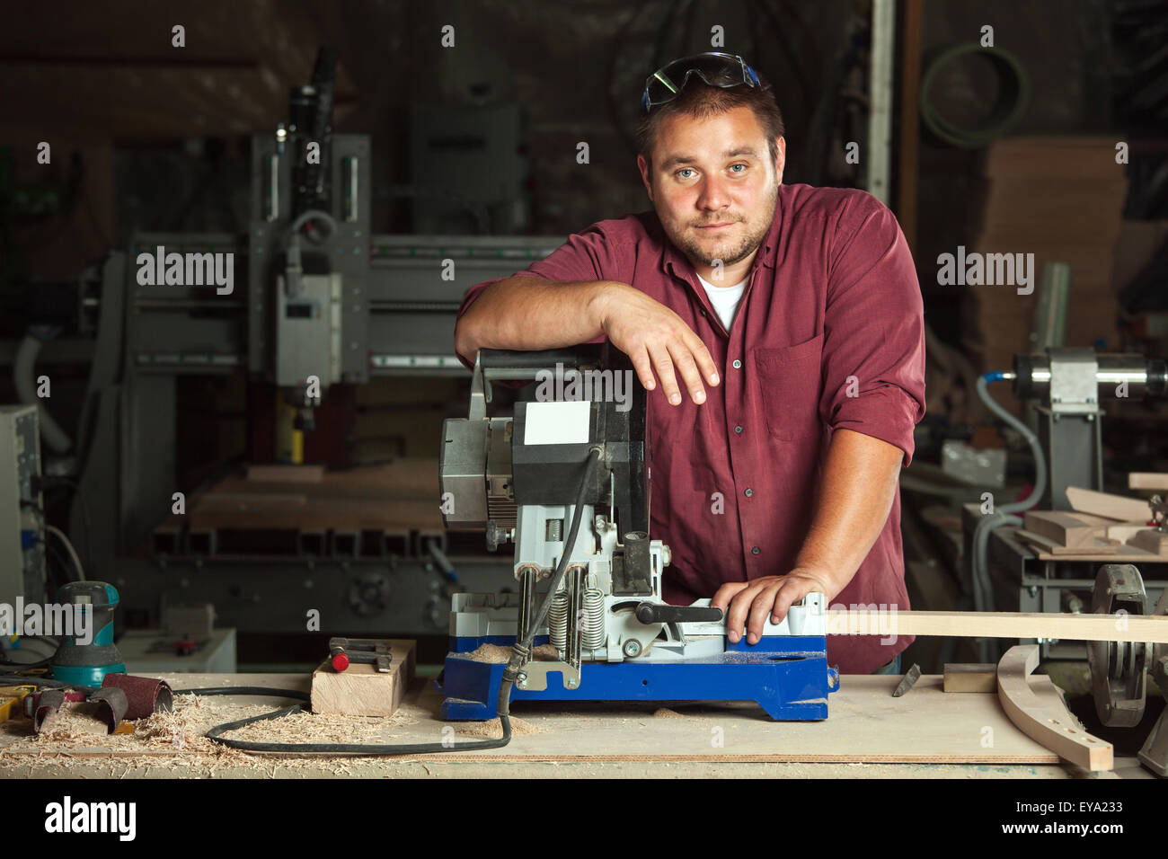 Portrait happy professional repair hi-res stock photography and images - Alamy