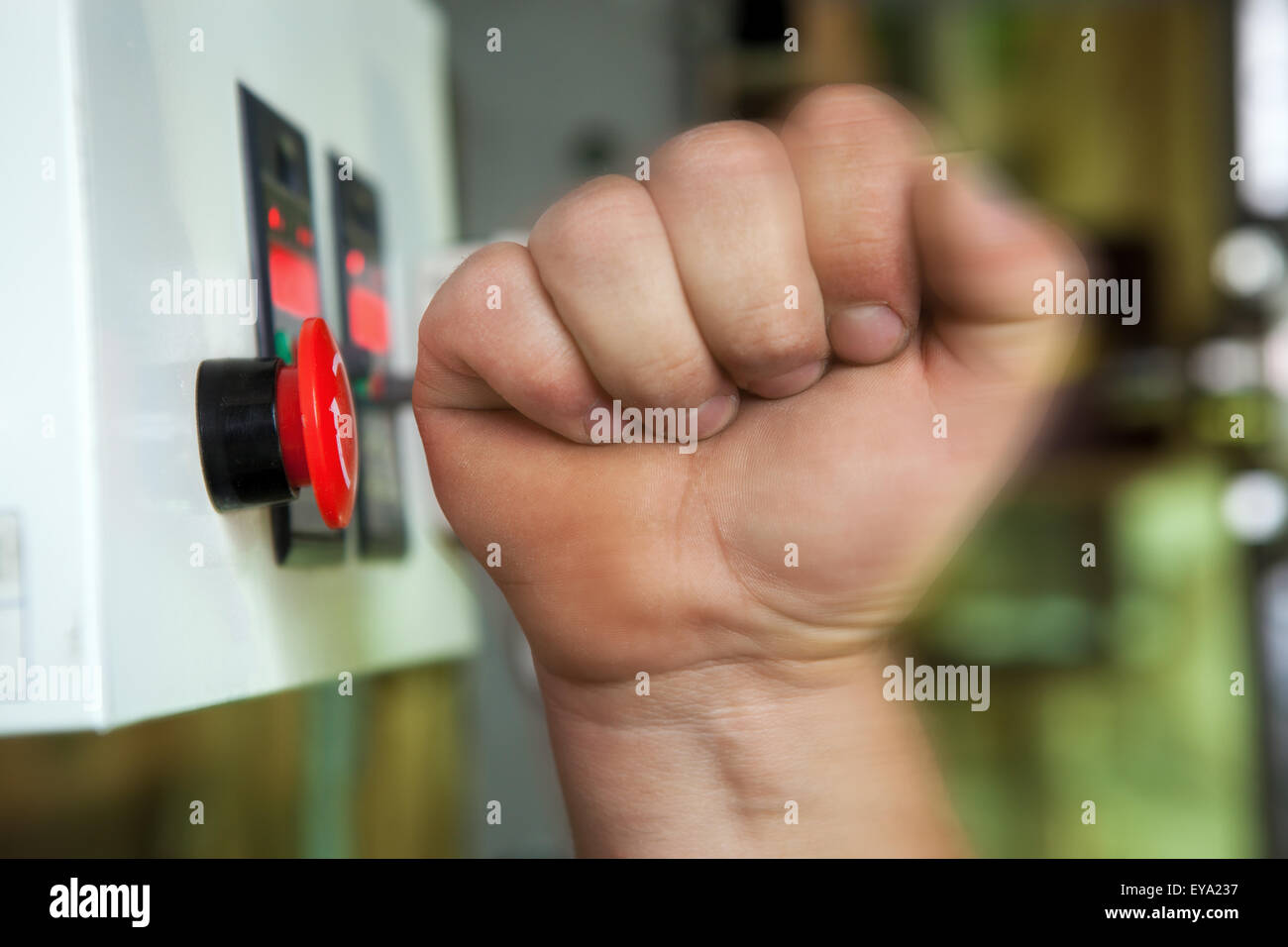 Emergency stop button hi-res stock photography and images - Alamy