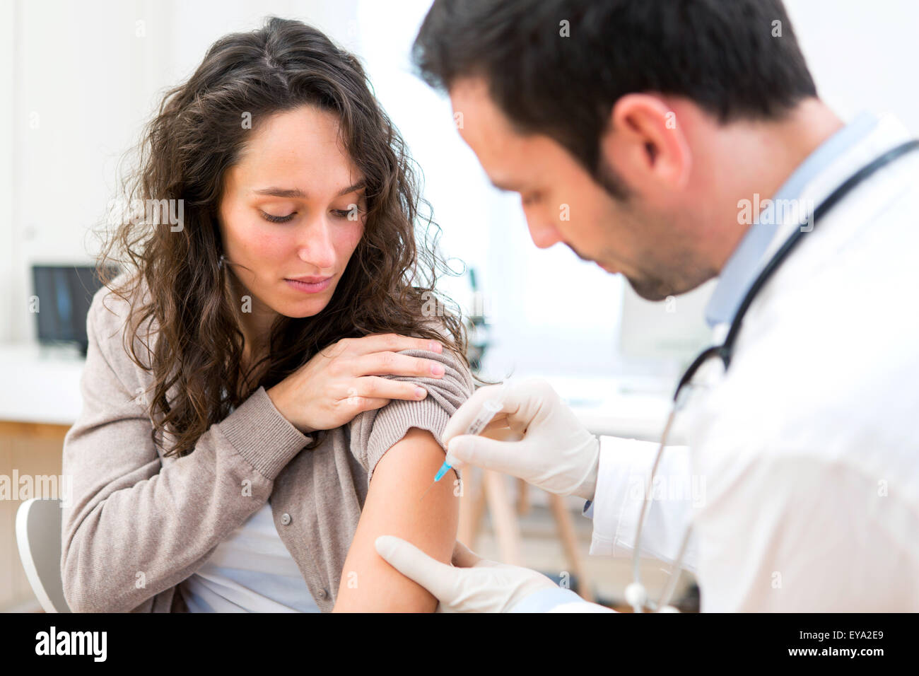Woman injection arm hi-res stock photography and images - Alamy