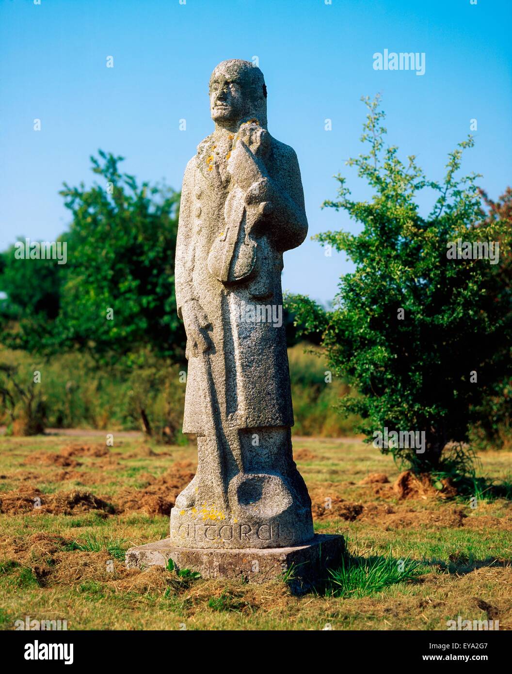 Sculpture Of Anthony Raftery, Irish Poet, Craughwell, Co Galway ...