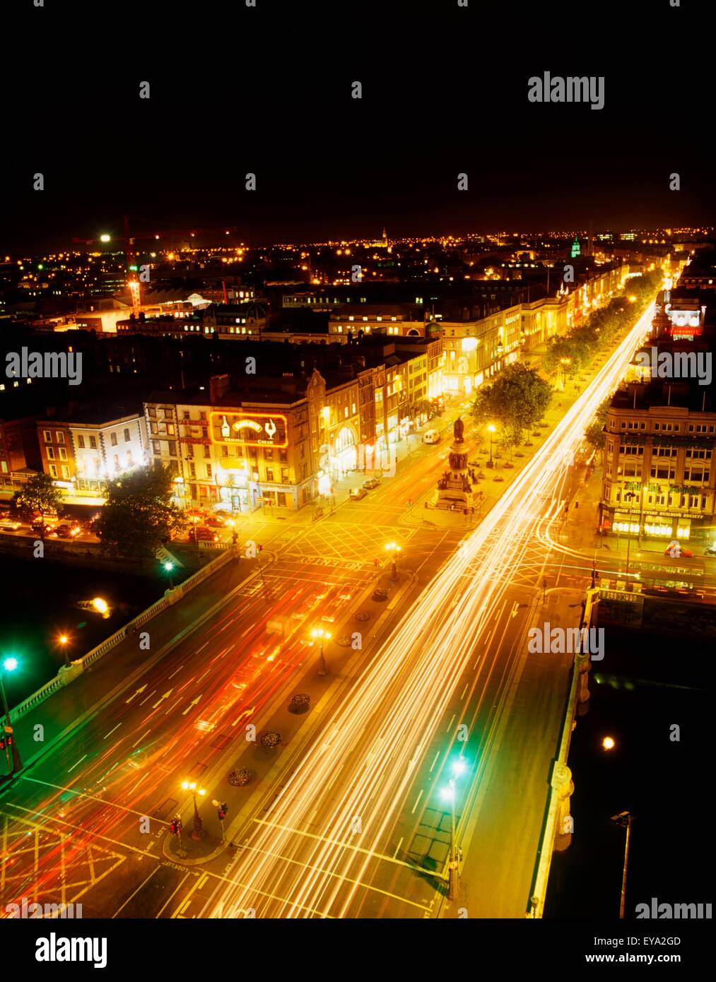 O'connell Street & Bridge, Dublin, Ireland Stock Photo - Alamy