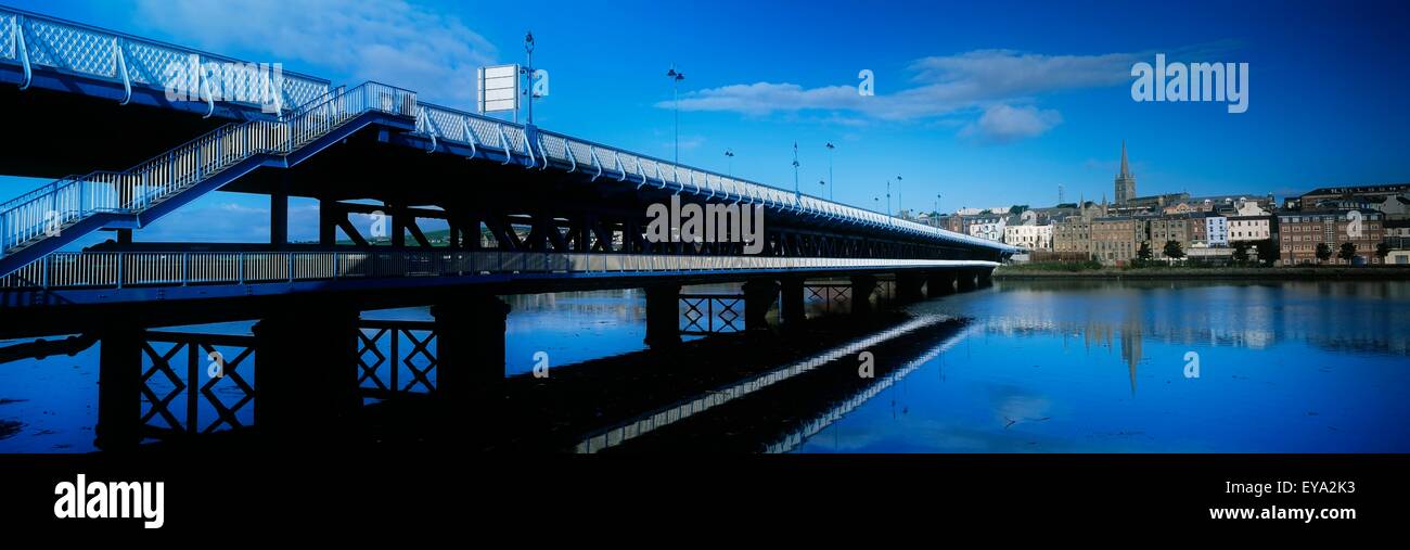 Bridge Across A River, Double-Decker Bridge, Craigavon, River Foyle ...