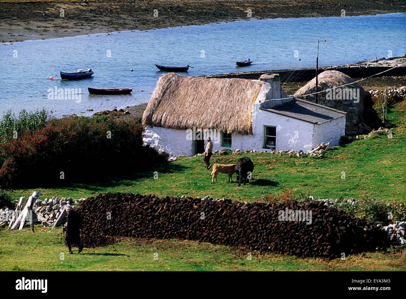 The Sky Road, Clifden, Connemara, Co Galway, Ireland, Traditional ...