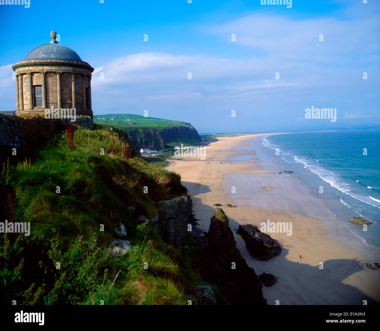 Mussenden Temple, Downhill, Co Derry, Ireland Stock Photo - Alamy