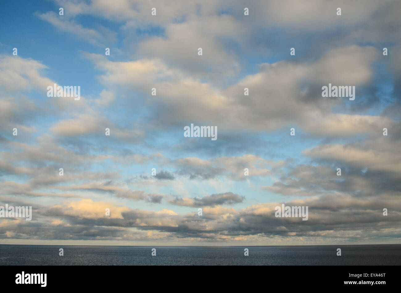 Colored Clouds at Sunset Stock Photo - Alamy