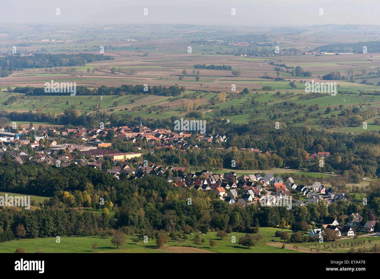 Saverne, France, views over the countryside of northern Alsace Stock ...