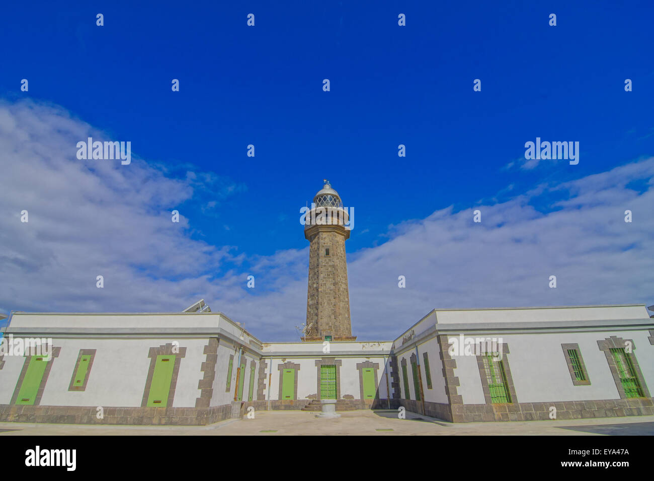 Lighthouse Faro de Orchilla Stock Photo - Alamy