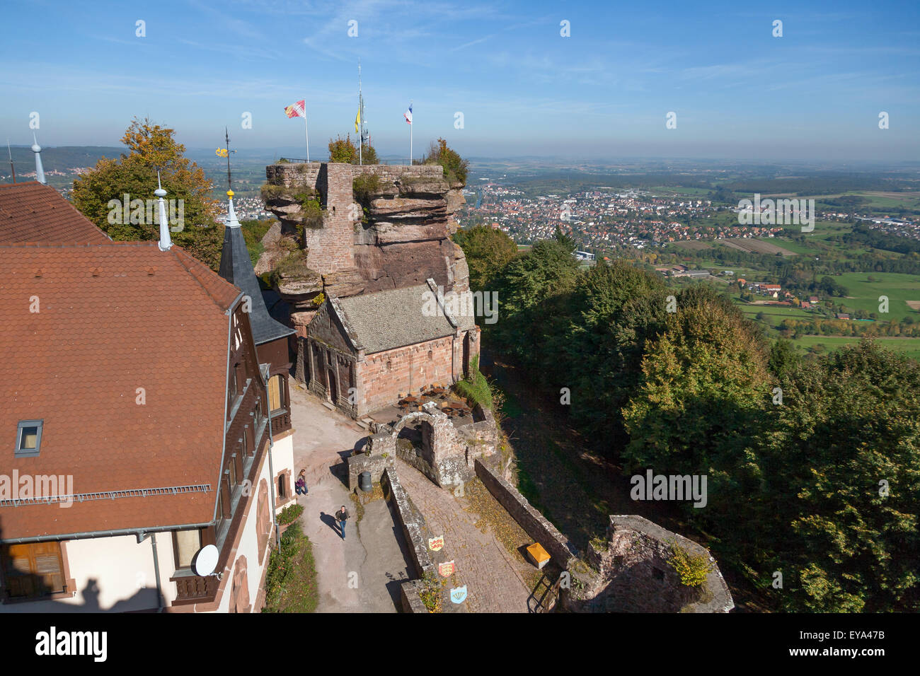 Saverne, France, view from the castle Hohbarr Stock Photo - Alamy