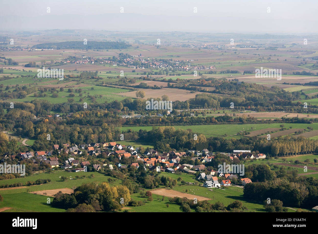 Saverne, France, views over the countryside of northern Alsace Stock ...