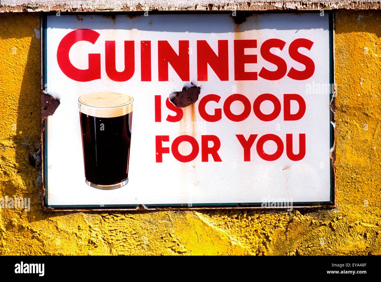 Dingle, Co Kerry, Ireland; Sign For Guinness Beer Stock Photo - Alamy