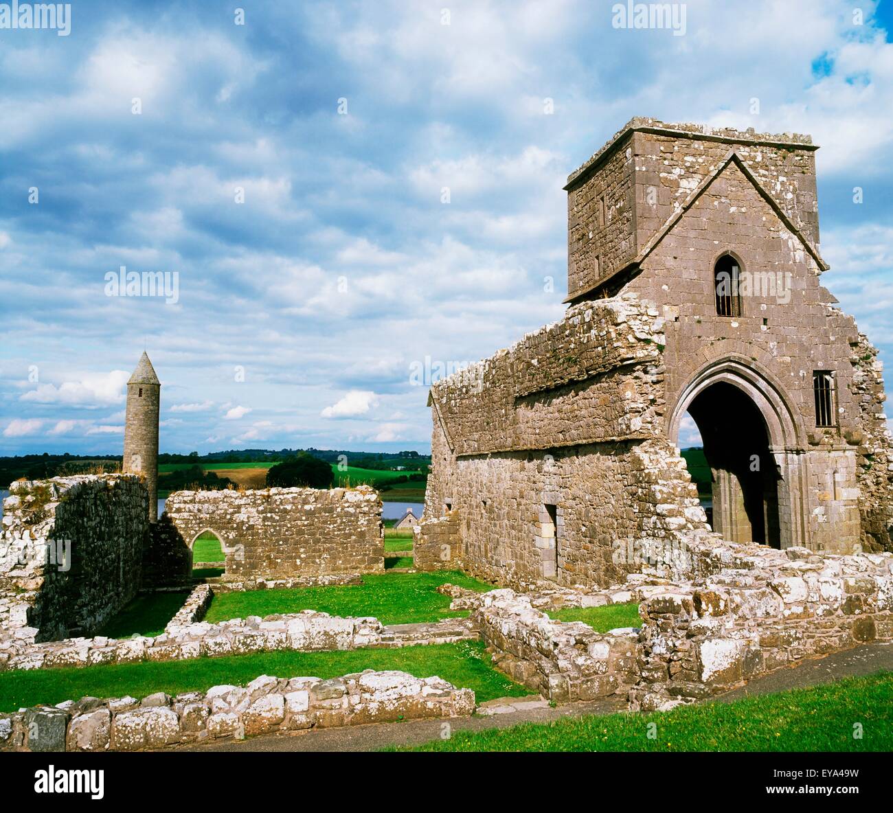Co Fermanagh, Devenish Island Lough Erne Stock Photo - Alamy