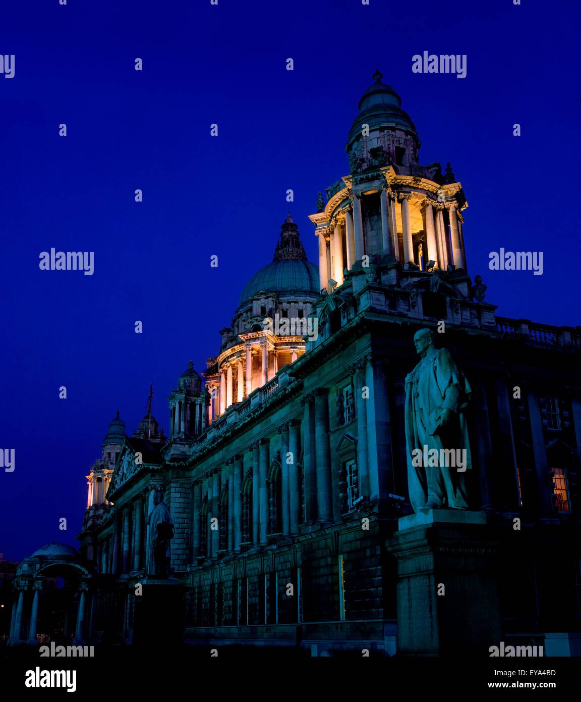 Belfast, The City Hall Stock Photo - Alamy