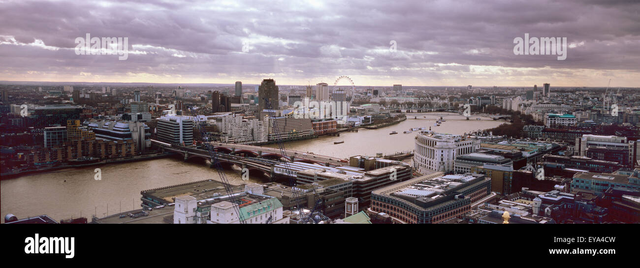 Aerial View Of West London And Thames, United Kingdom Stock Photo - Alamy