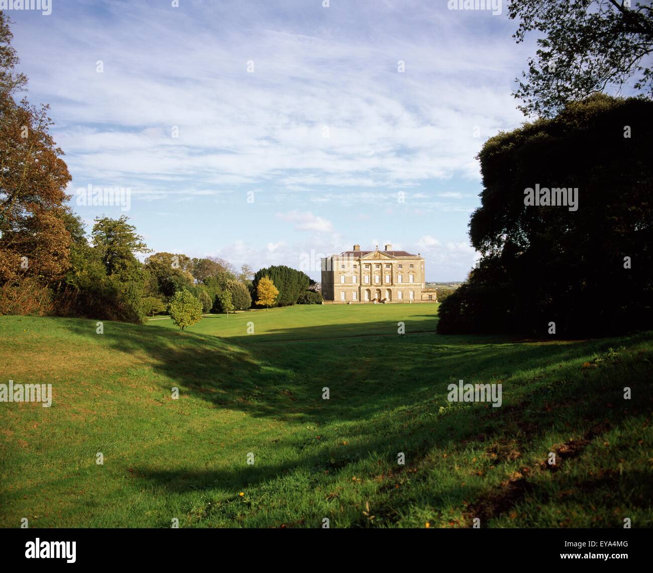 Castle Ward, Co Down, Ireland; South Classical Side Of House Of A 18Th ...