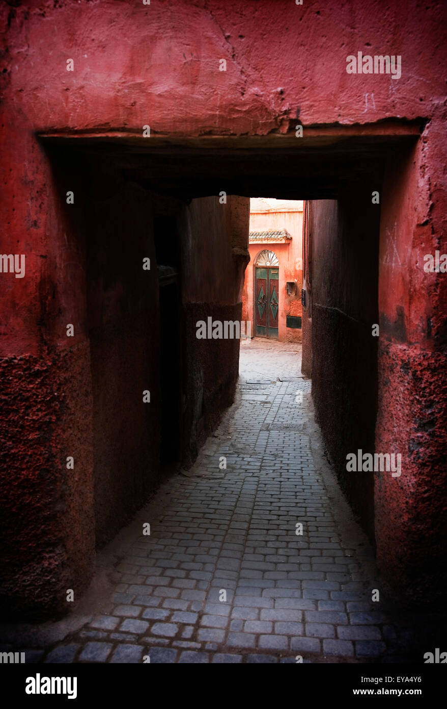 Alleyway In Medina, Marrakesh,Morocco Stock Photo - Alamy