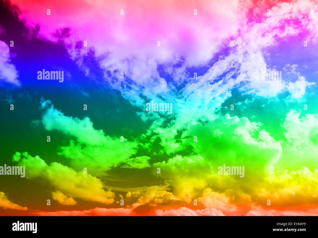 abstract multi color cloud in the sky Stock Photo - Alamy