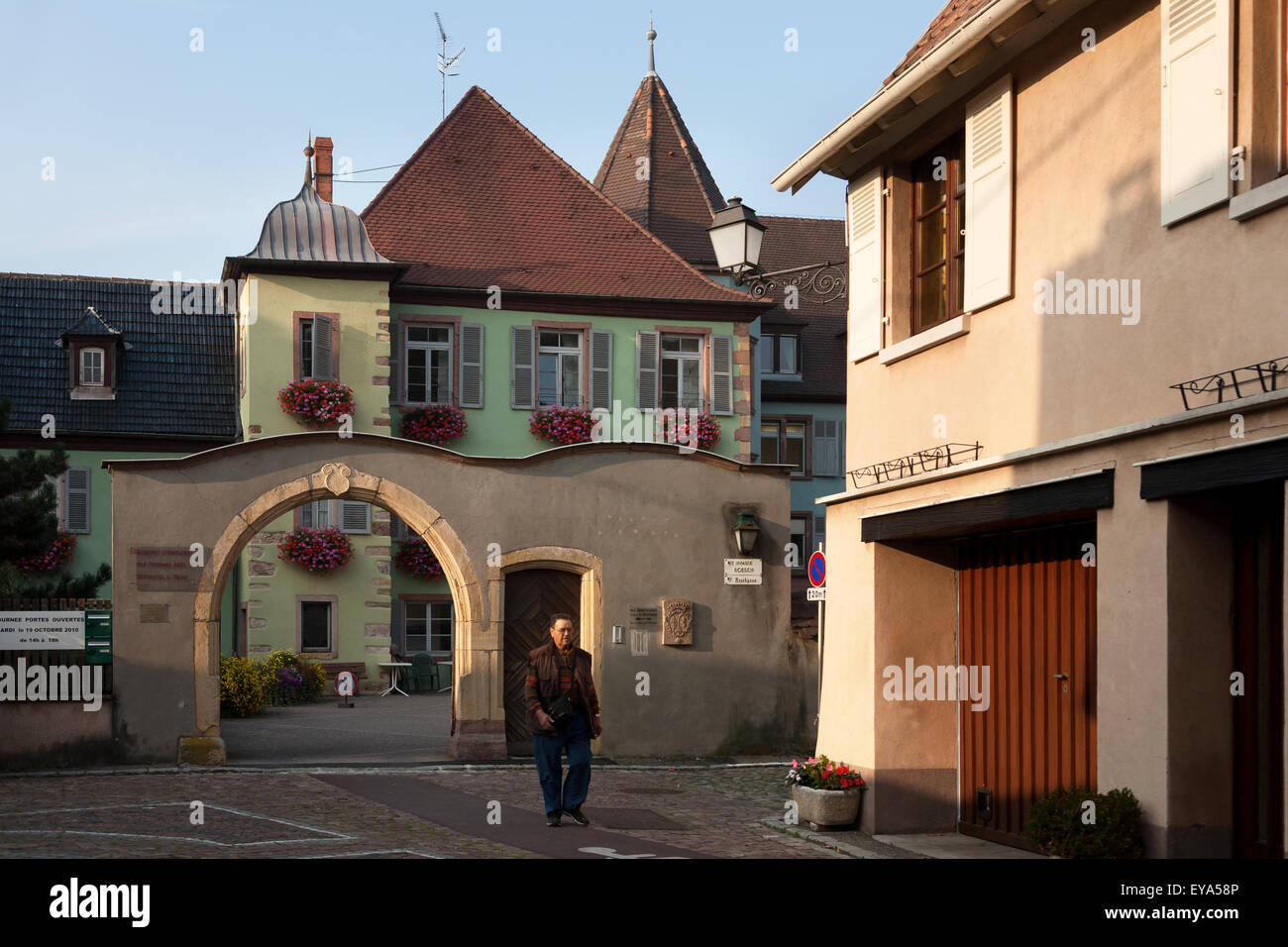 Tuerkheim, France, entrance to a nursing home Stock Photo - Alamy