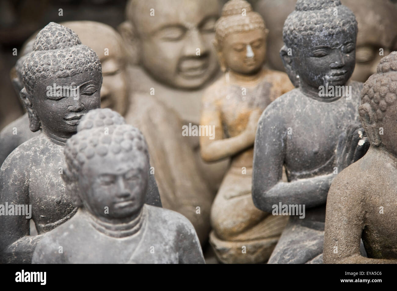 Close-Up Of Statues In Shop Near Ubud Stock Photo - Alamy