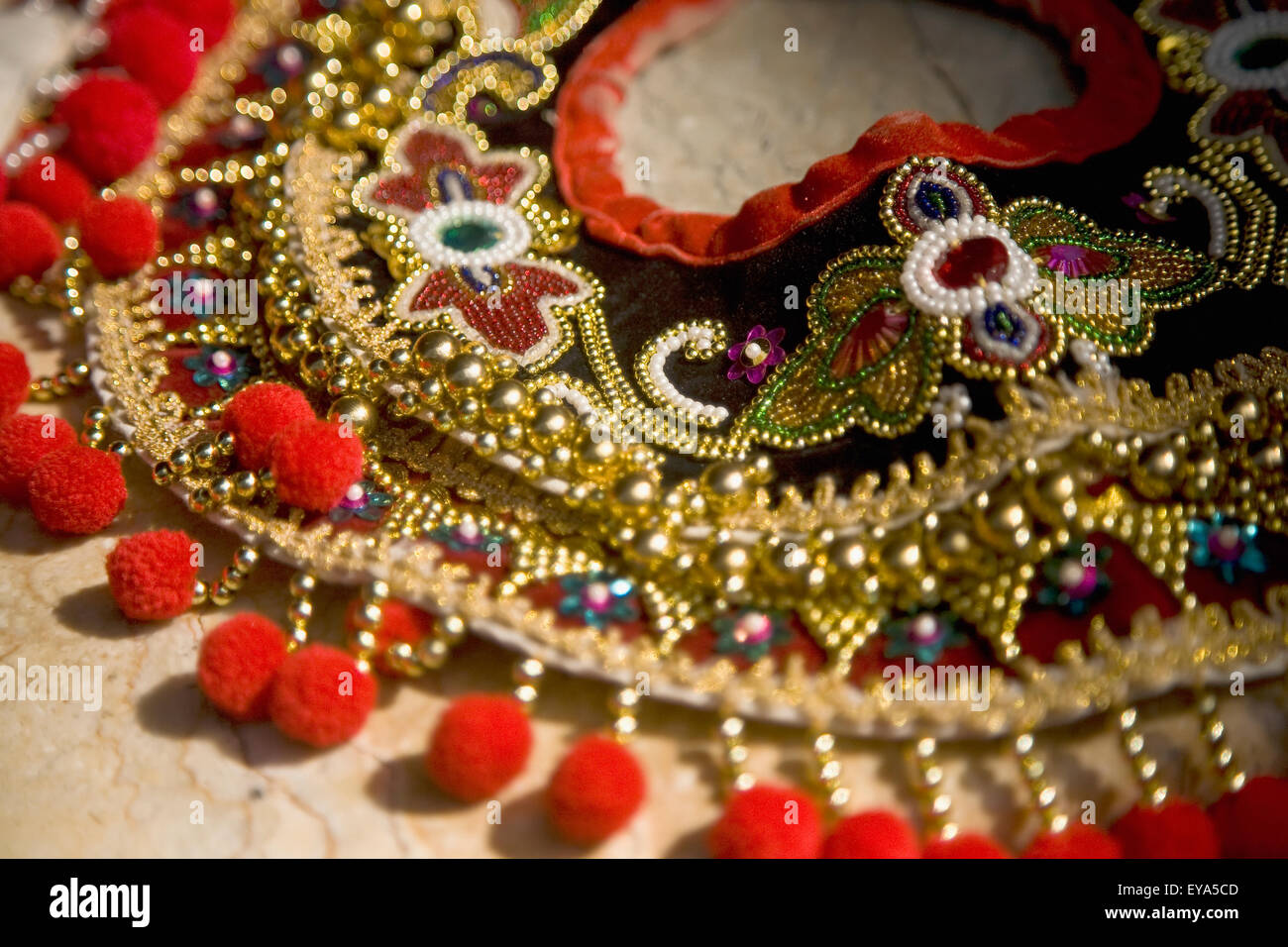 Ceremonial Dance Neck Decoration Stock Photo - Alamy