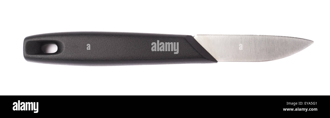 Steel kitchen knife isolated Stock Photo - Alamy