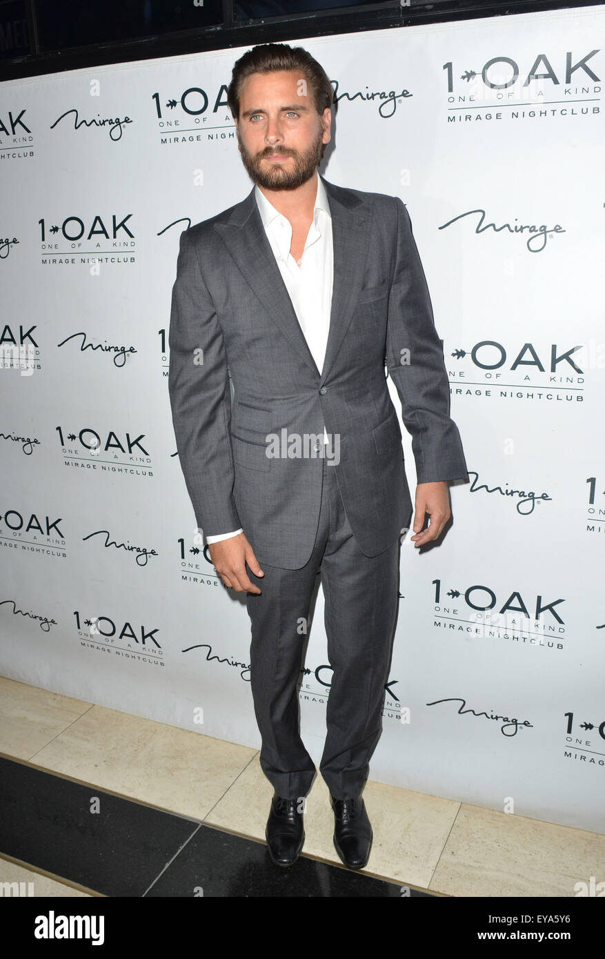 Las Vegas, Nevada, USA. 25th July, 2015. Scott Disick makes his first ...