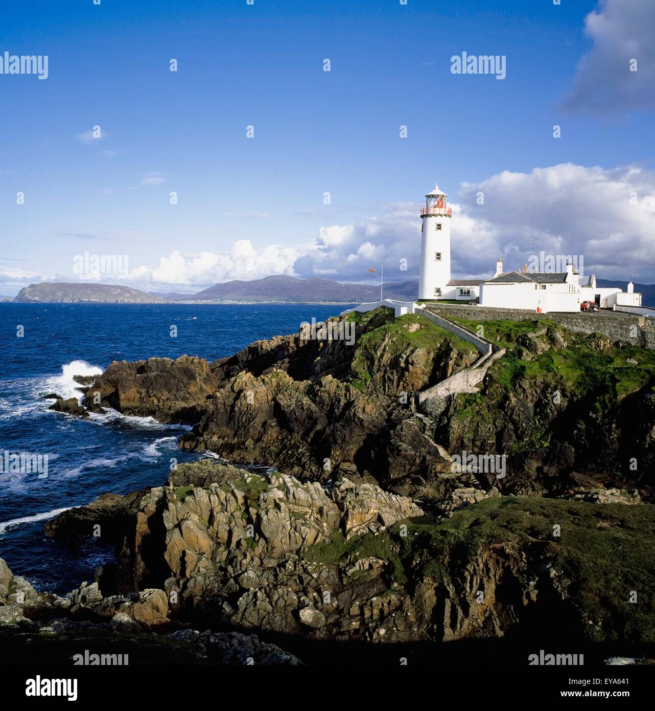 Fanad Lighthouse, Co Donegal, Ireland; 19Th Century Lighthouse Stock ...
