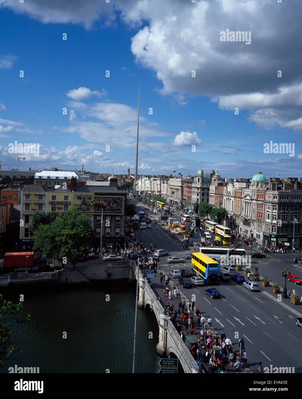 Spire Of Dublin, O'connell Street, Dublin City, County Dublin, Ireland ...