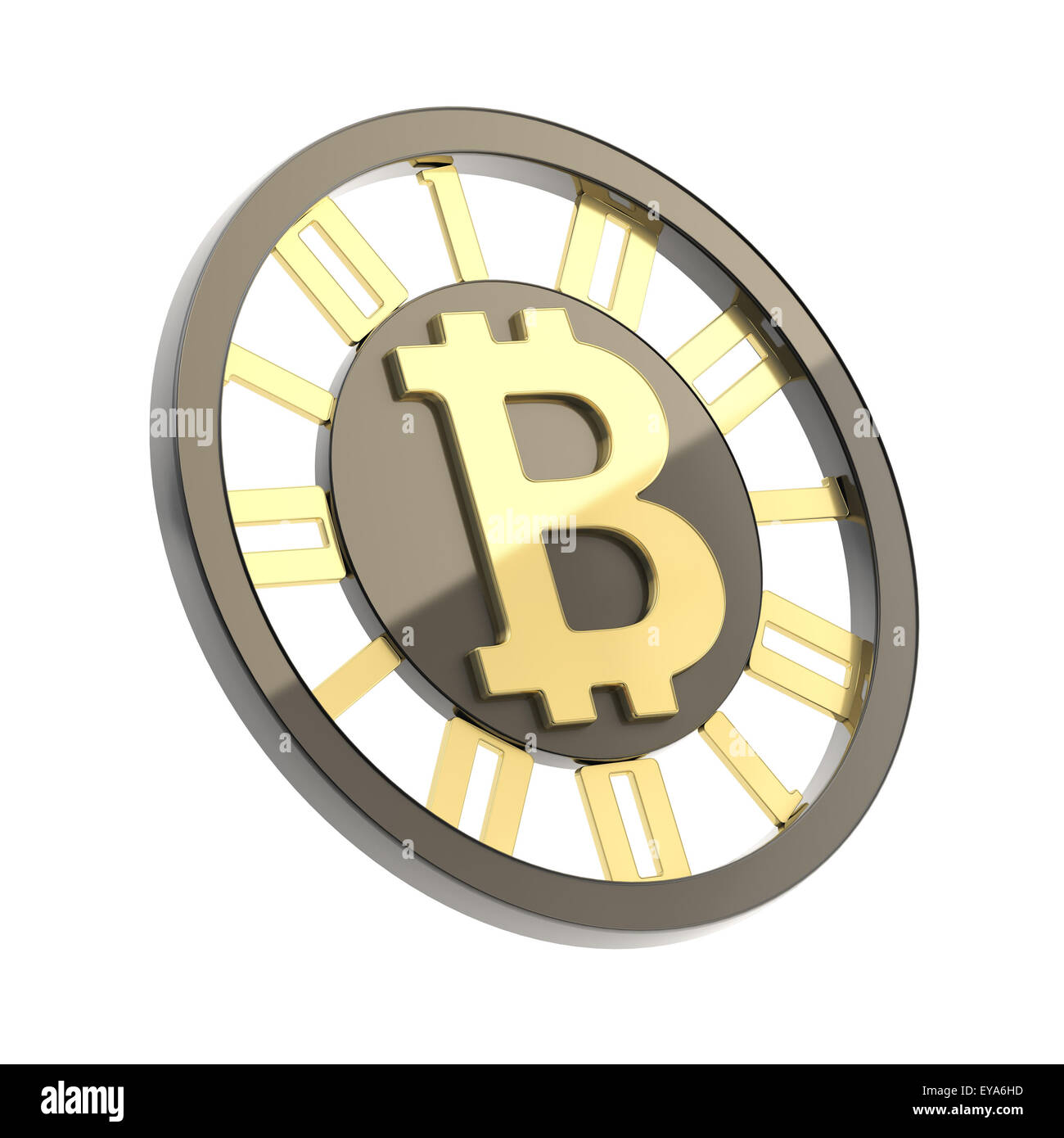 Bitcoin currency symbol coin isolated Stock Photo - Alamy