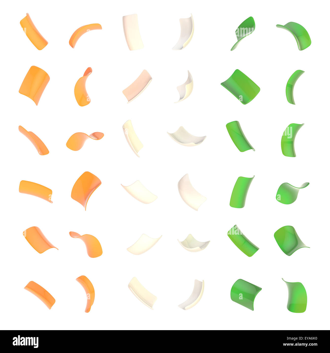 Confetti glossy flakes isolated Stock Photo - Alamy