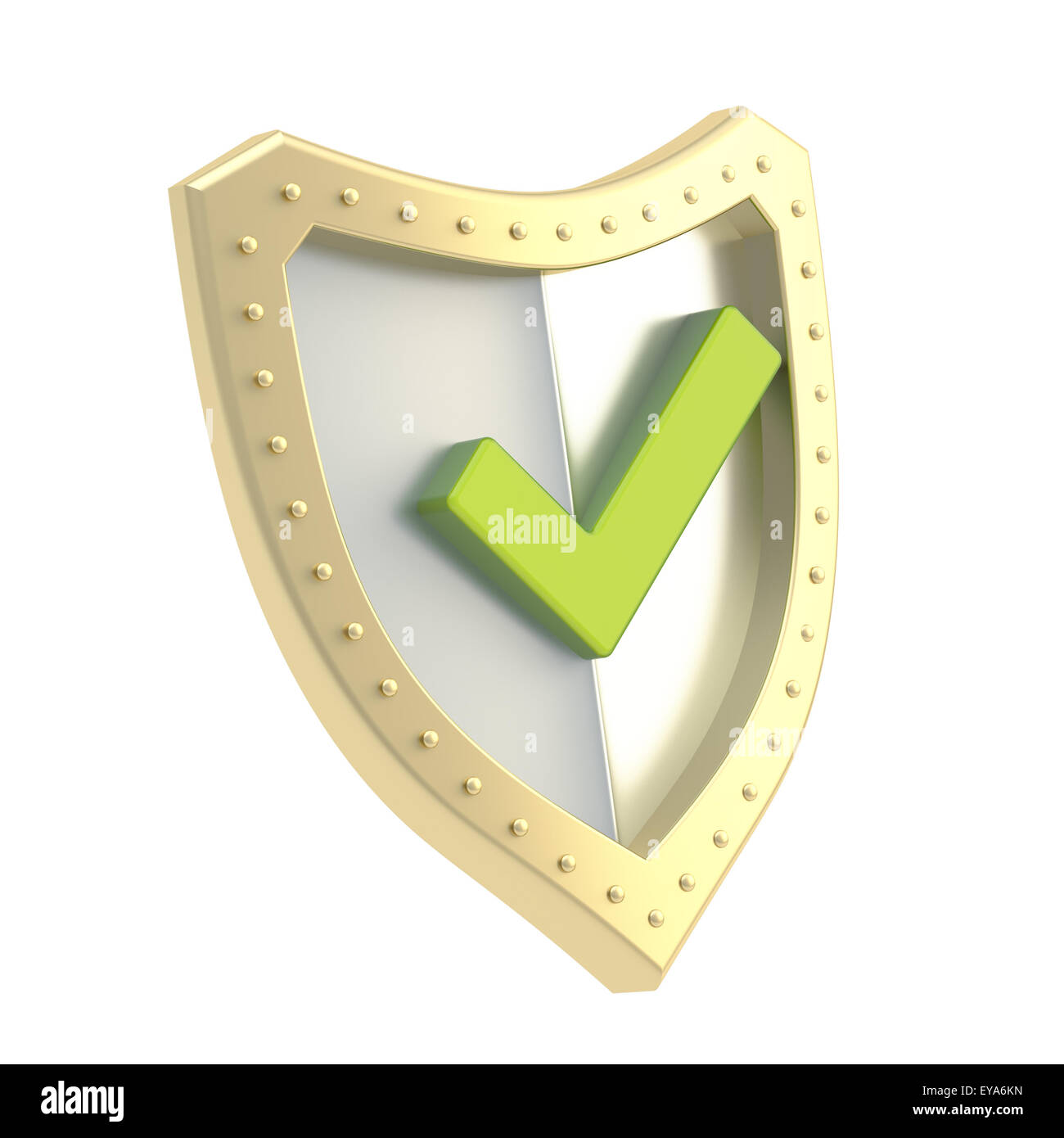 Illustration green tick mark hi-res stock photography and images - Alamy