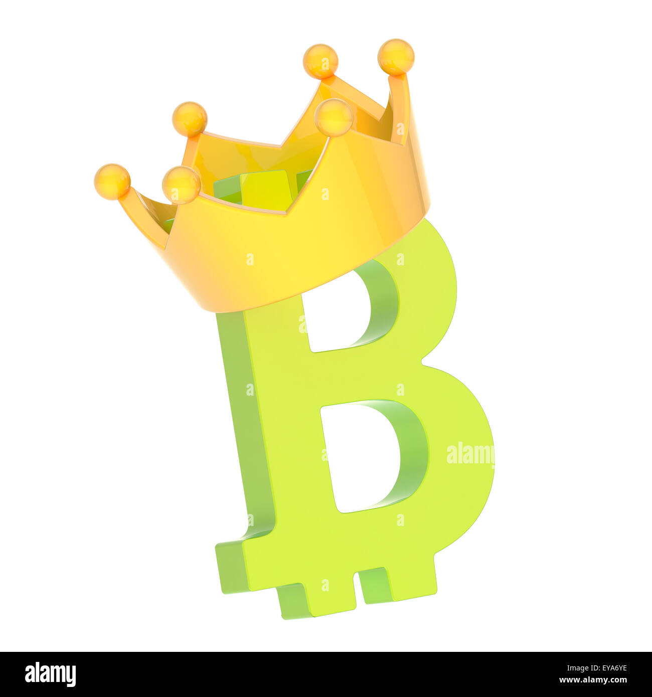 Royal crown icon green hi-res stock photography and images - Alamy