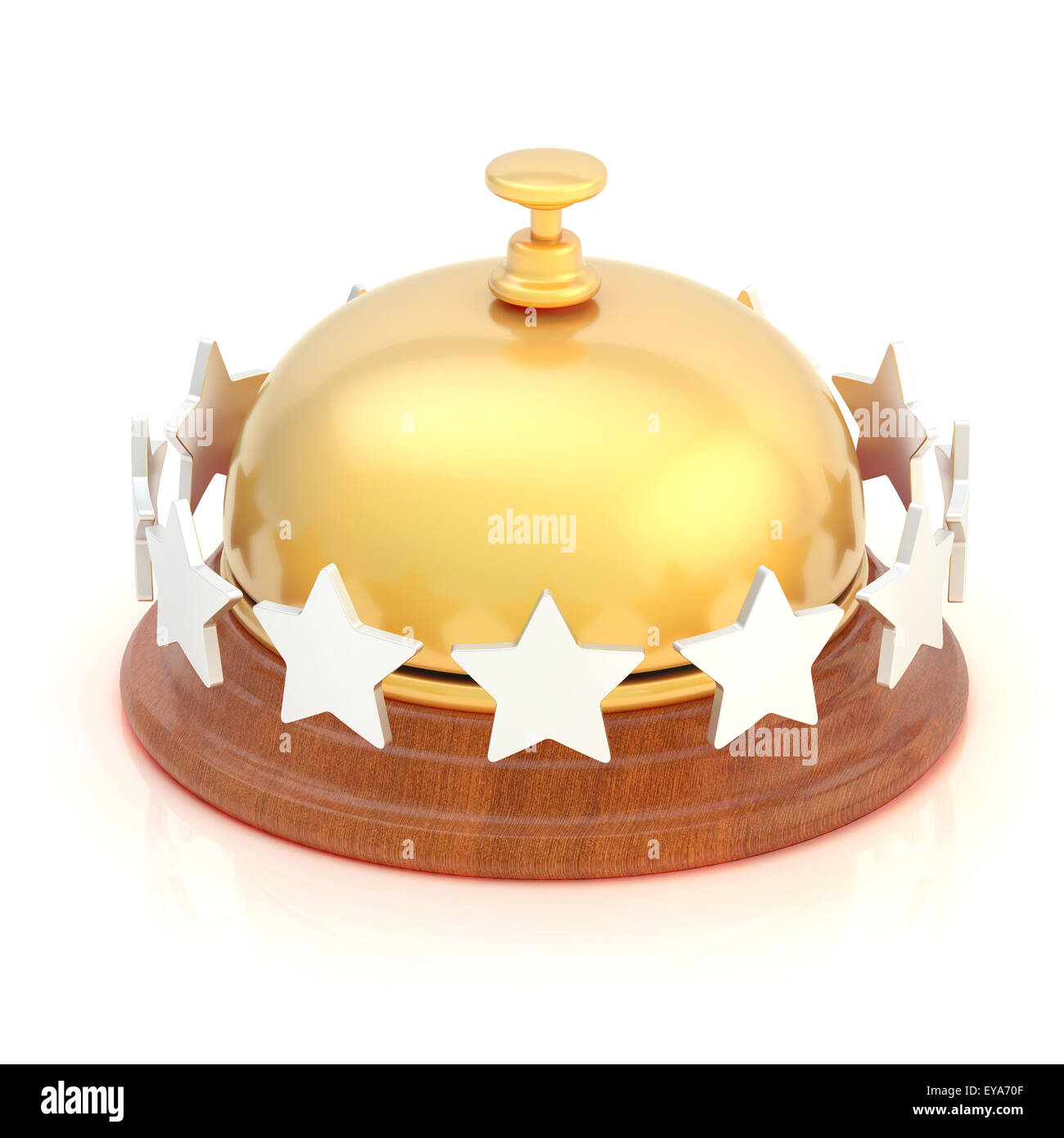 Hotel's reception bell Stock Photo - Alamy