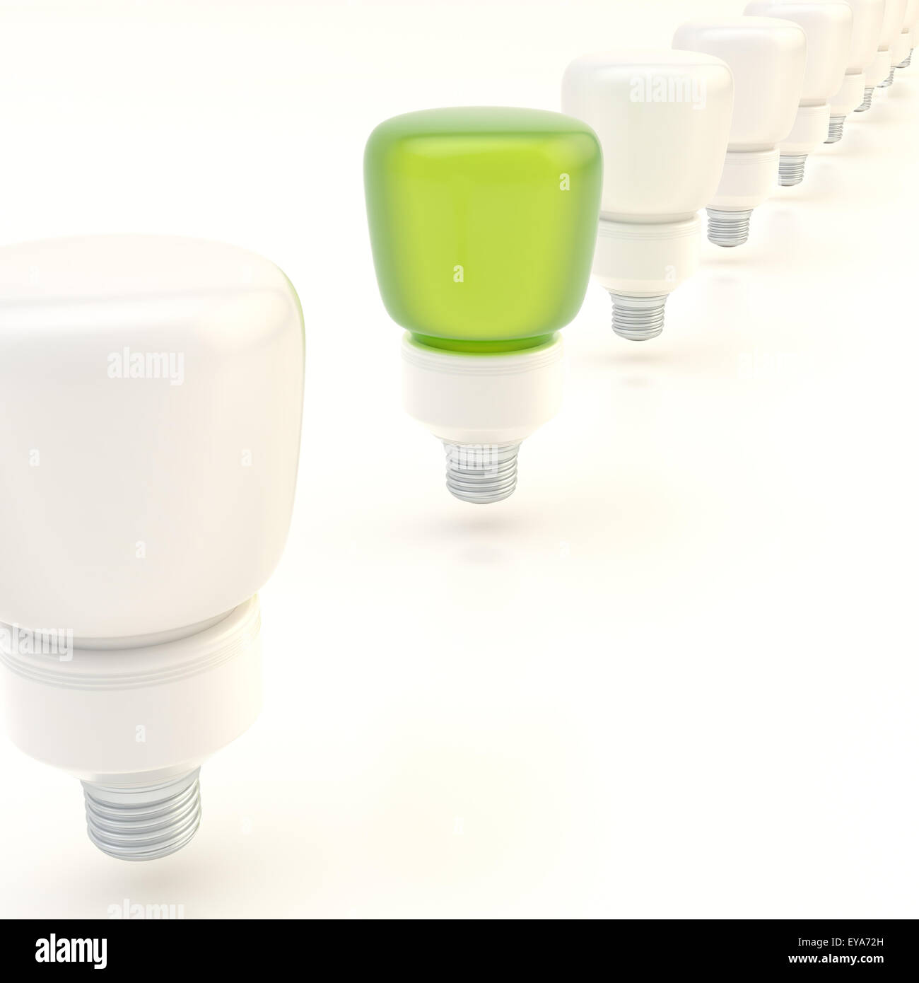 Line of light bulbs Stock Photo - Alamy
