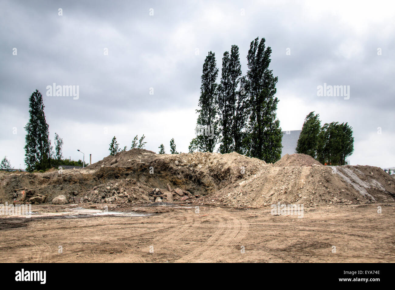 Construction sand piles hi-res stock photography and images - Alamy