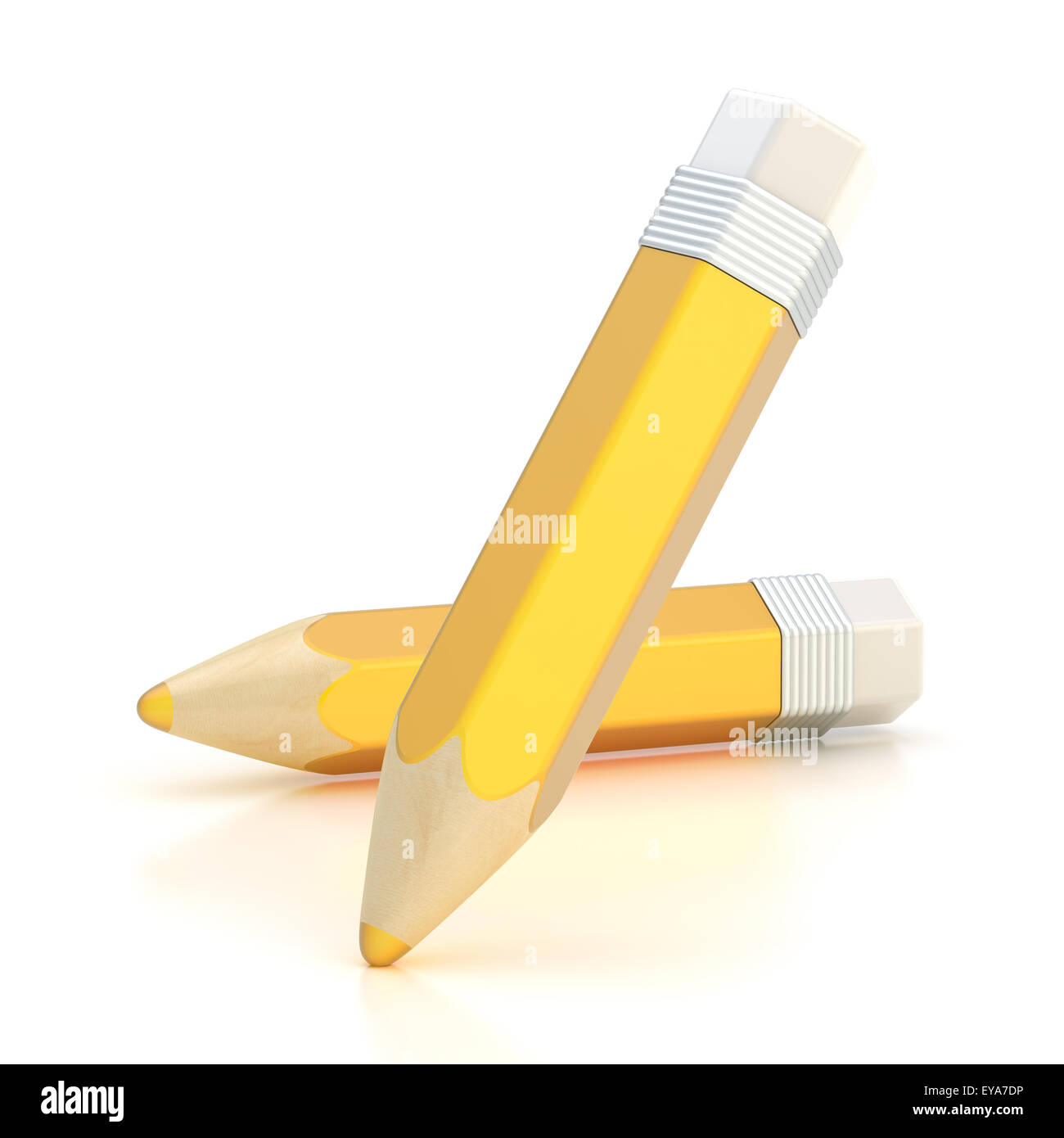 Two pencils composition Stock Photo - Alamy
