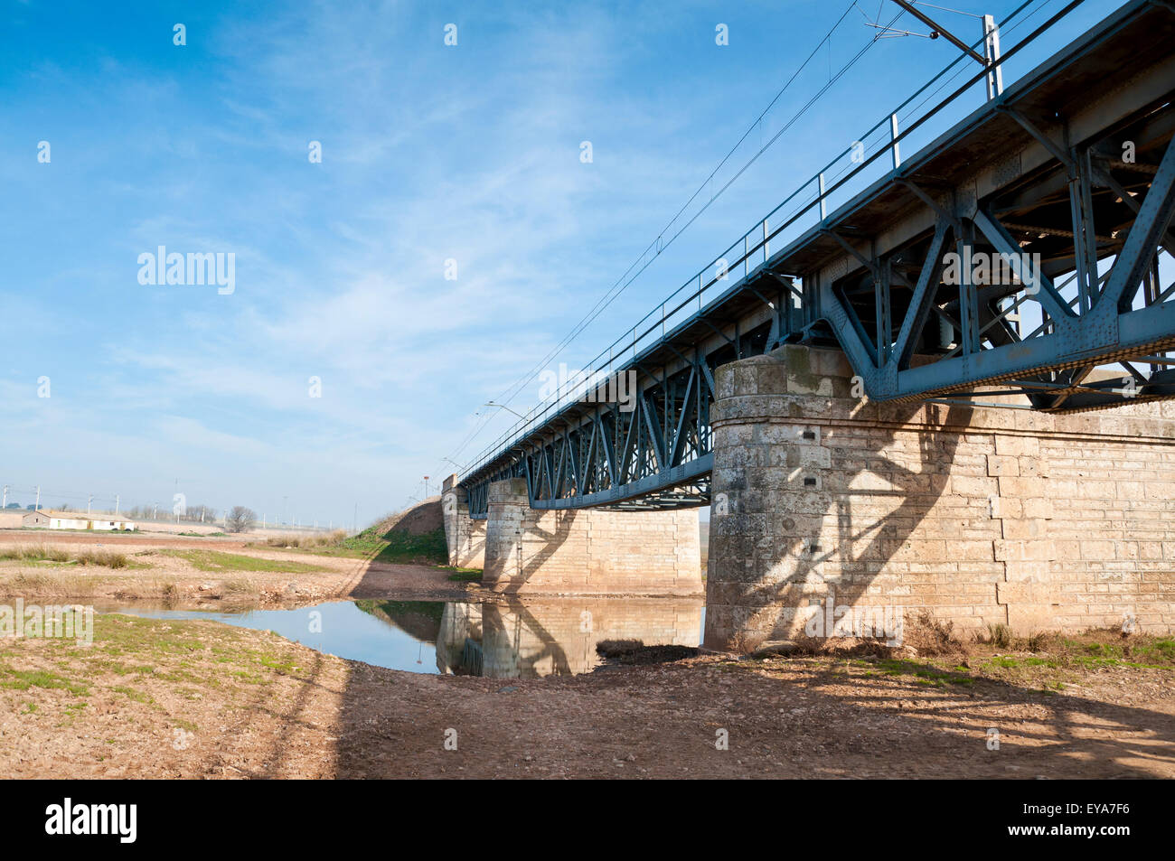 Old iron bridge Stock Photo - Alamy
