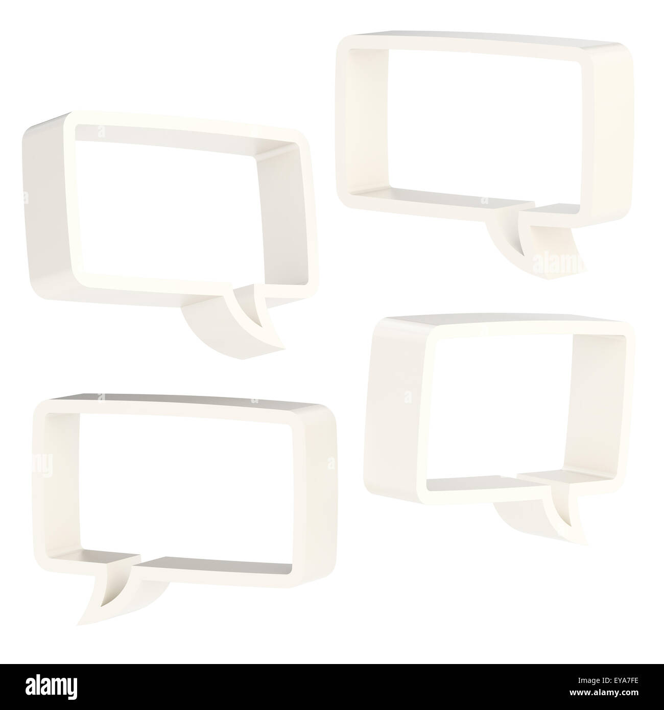 Text bubble shape isolated Stock Photo - Alamy