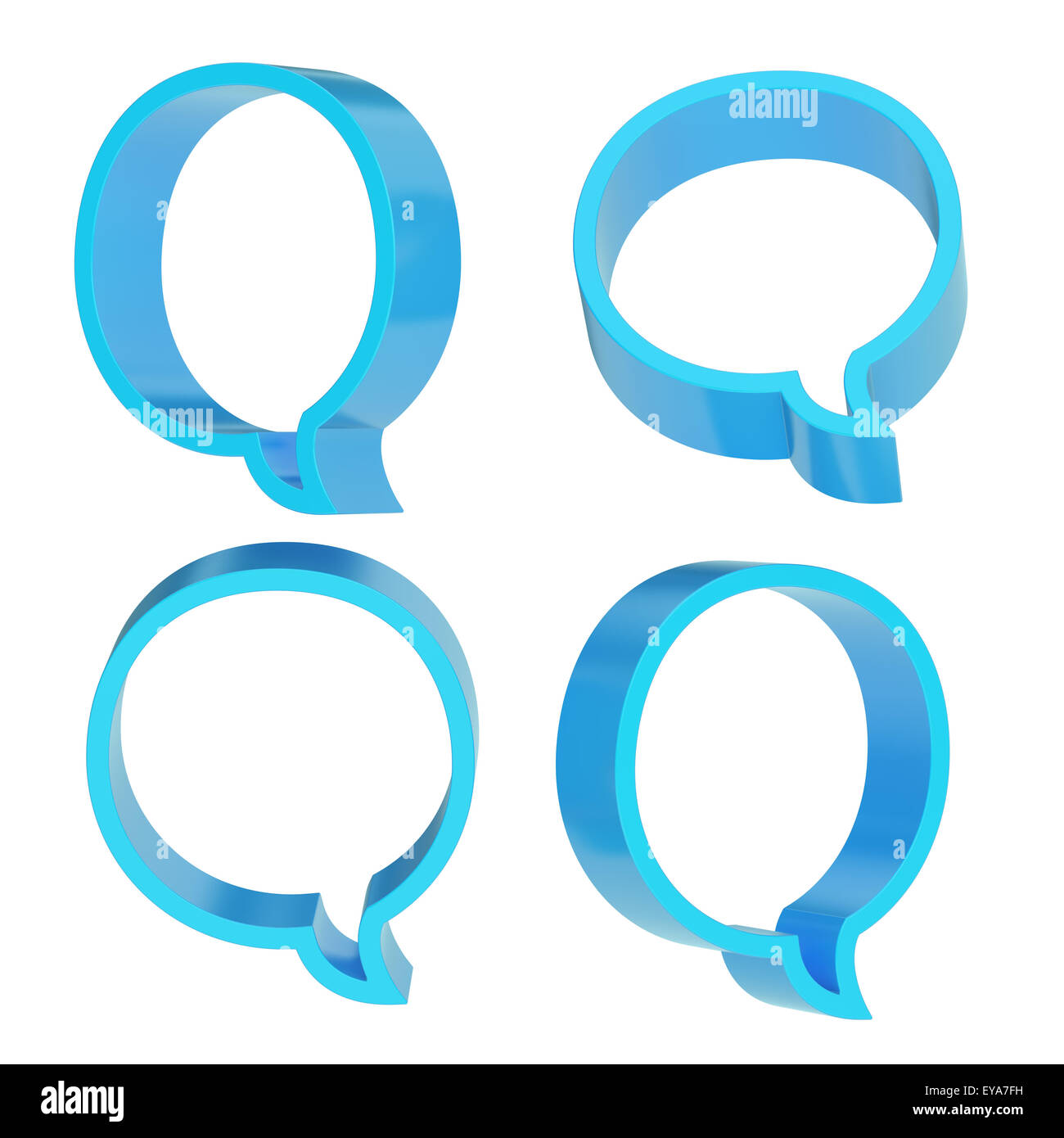 Text bubble shape isolated Stock Photo - Alamy
