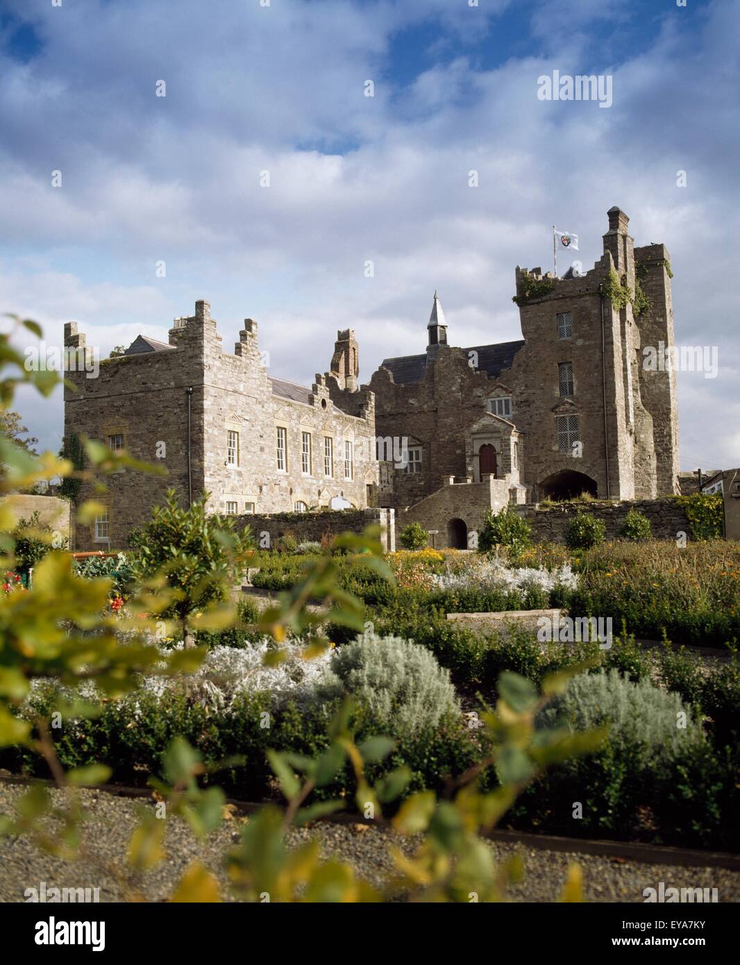 Dublin Historic Buildings, Drimnagh Castle, Dublin, Ireland Stock Photo ...
