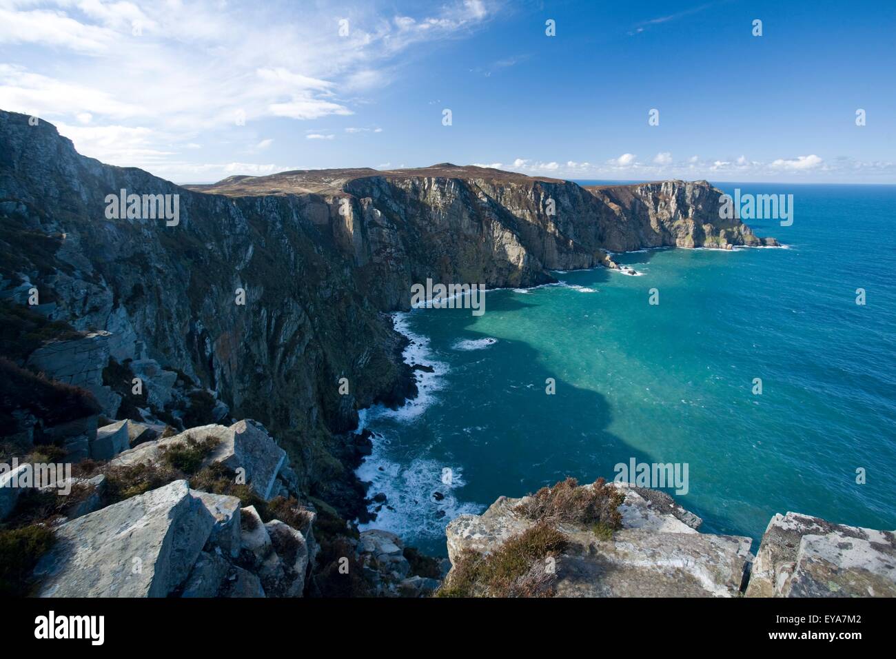 Horn Head, Co Donegal, Ireland; Peninsula Surrounded By The Atlantic ...