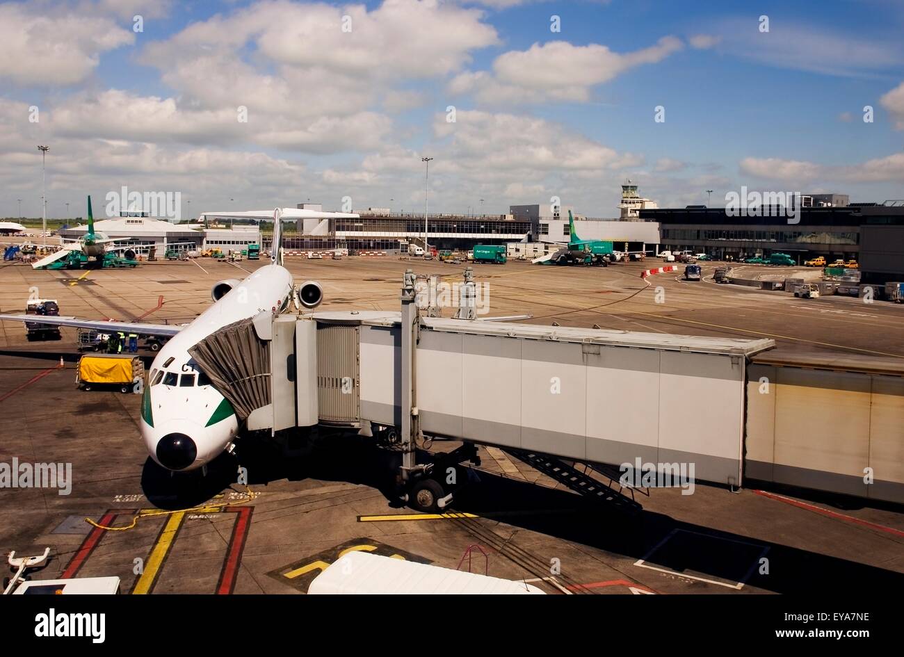 Dublin Airport, Co Dublin, Ireland; Passenger Plane Stock Photo - Alamy