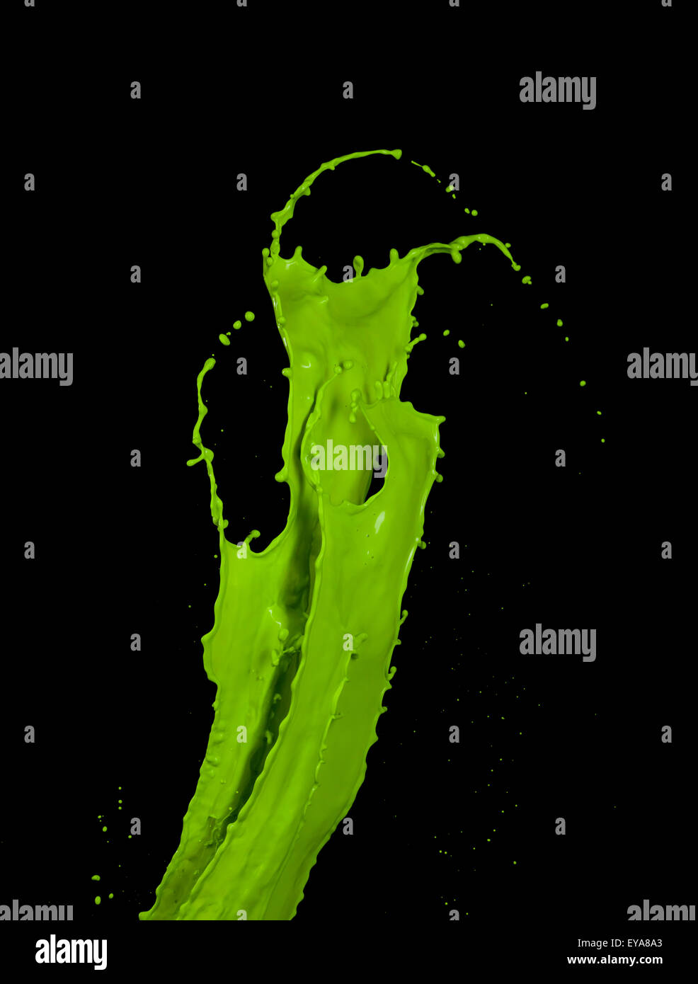 Abstract green splash hi-res stock photography and images - Alamy