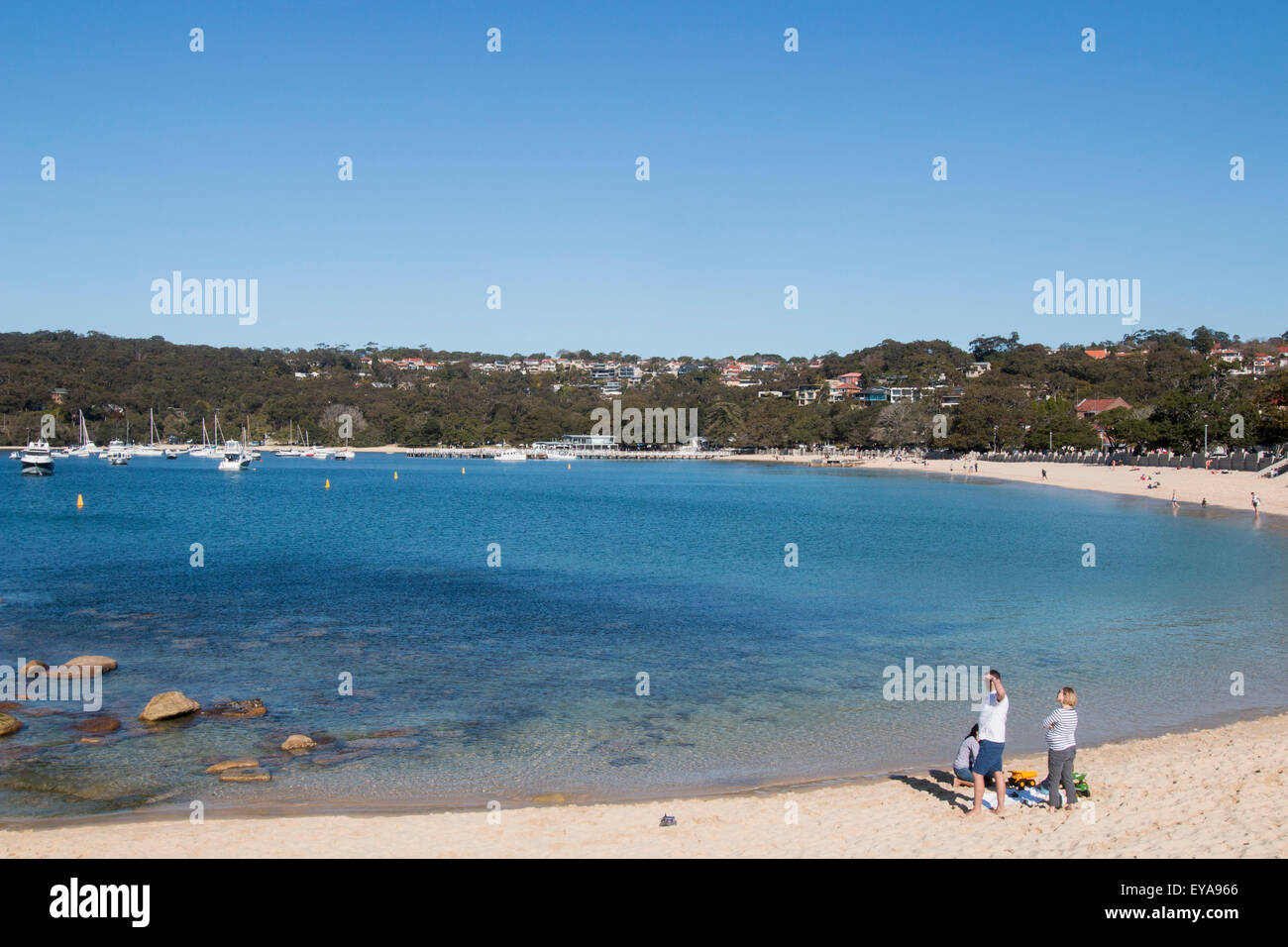 Balmoral Beach on Sydney's northern beaches is in the suburb of Mosman ...