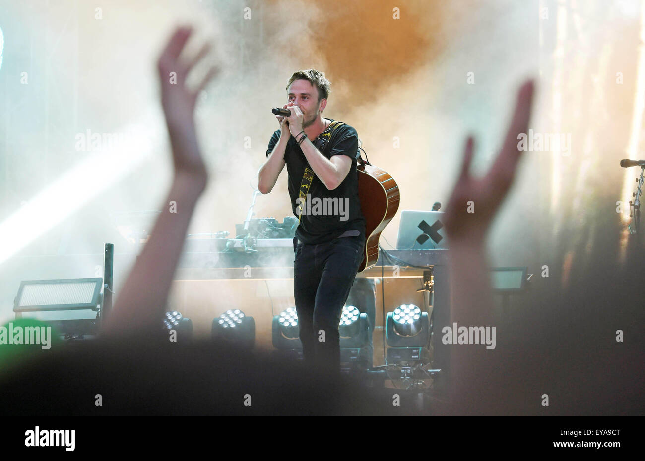 German singer Clueso performs at the 'Das Fest' open-air festival in ...