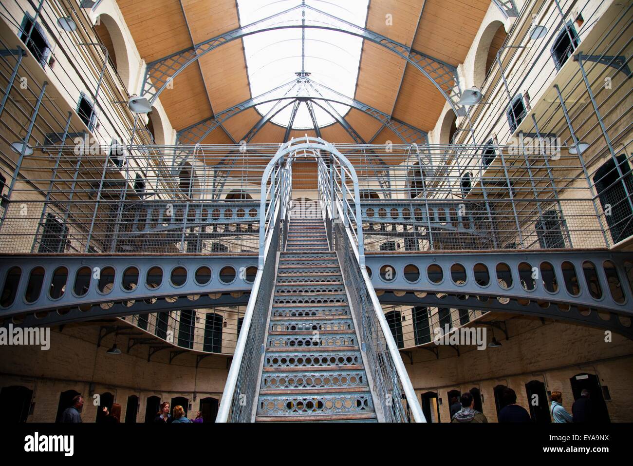 Interior Of Kilmainham Jail; Dublin, Dublin County, Ireland Stock Photo ...