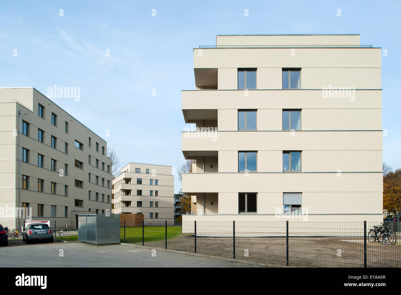 Berlin, Germany, construction of residential buildings of the ...