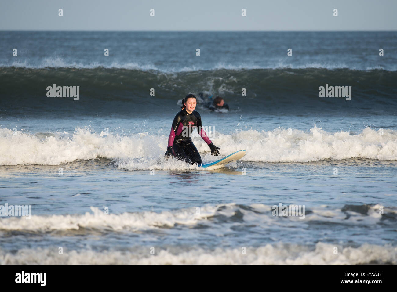 Sea surfer surfing waves surf hi-res stock photography and images - Alamy