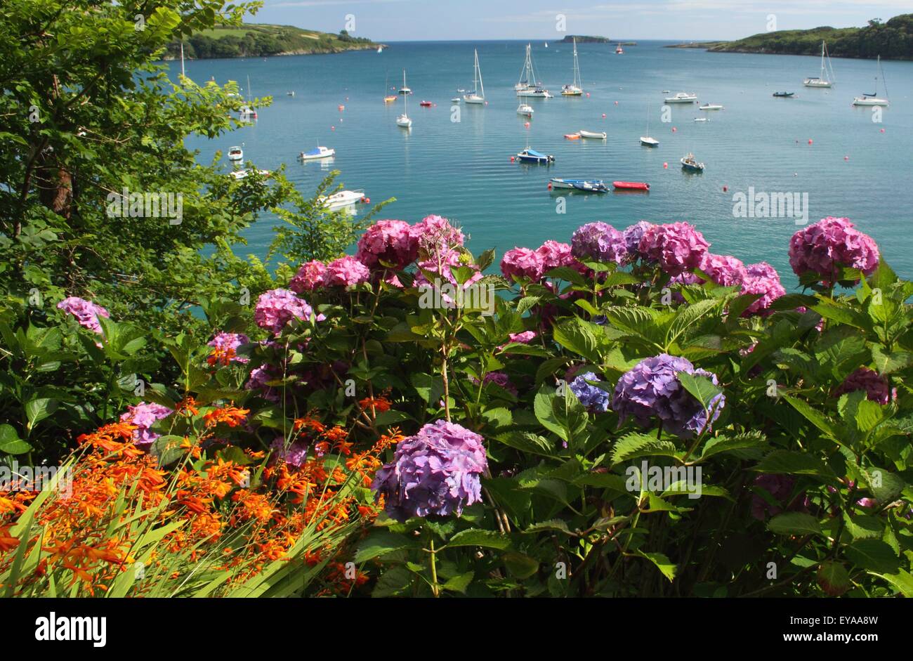 Bay Beside Glandore Village In West Cork In Munster Region; Glandore ...