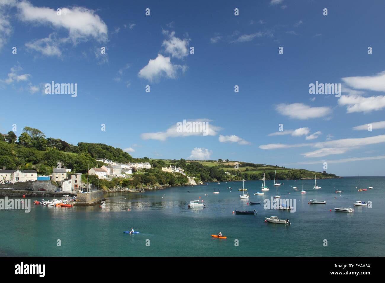 Bay Beside Glandore Village In West Cork In Munster Region; Glandore ...