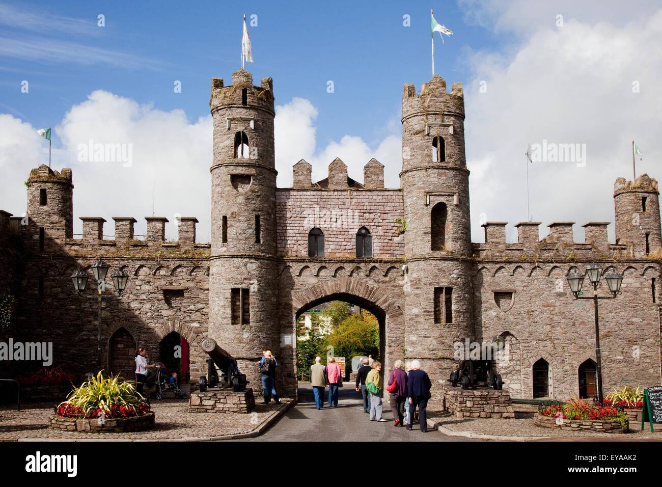 Sightseeing At The Castle; Macroom, County Cork, Ireland Stock Photo ...